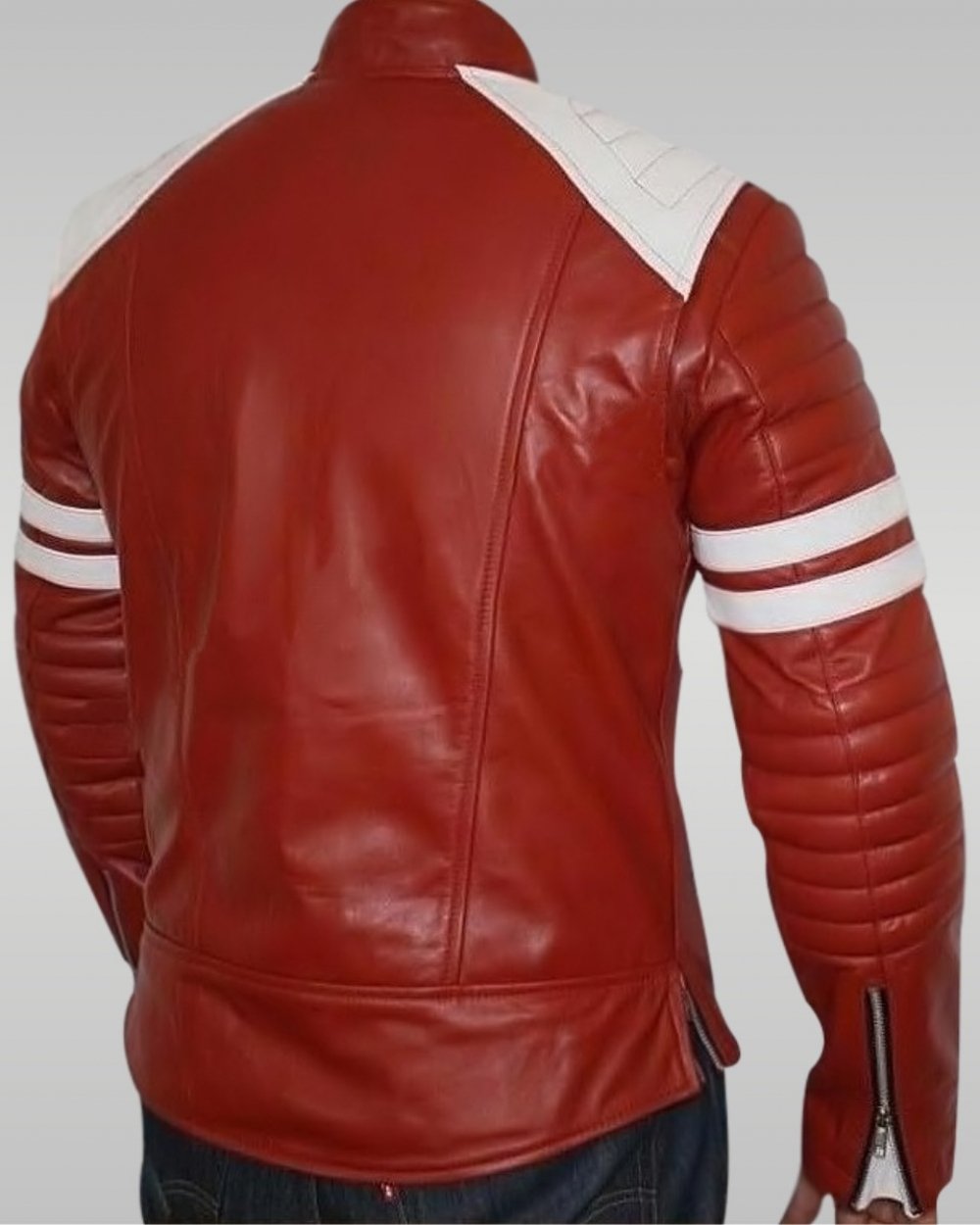 Mayhem Fight Club - Leather Jacket (Red)